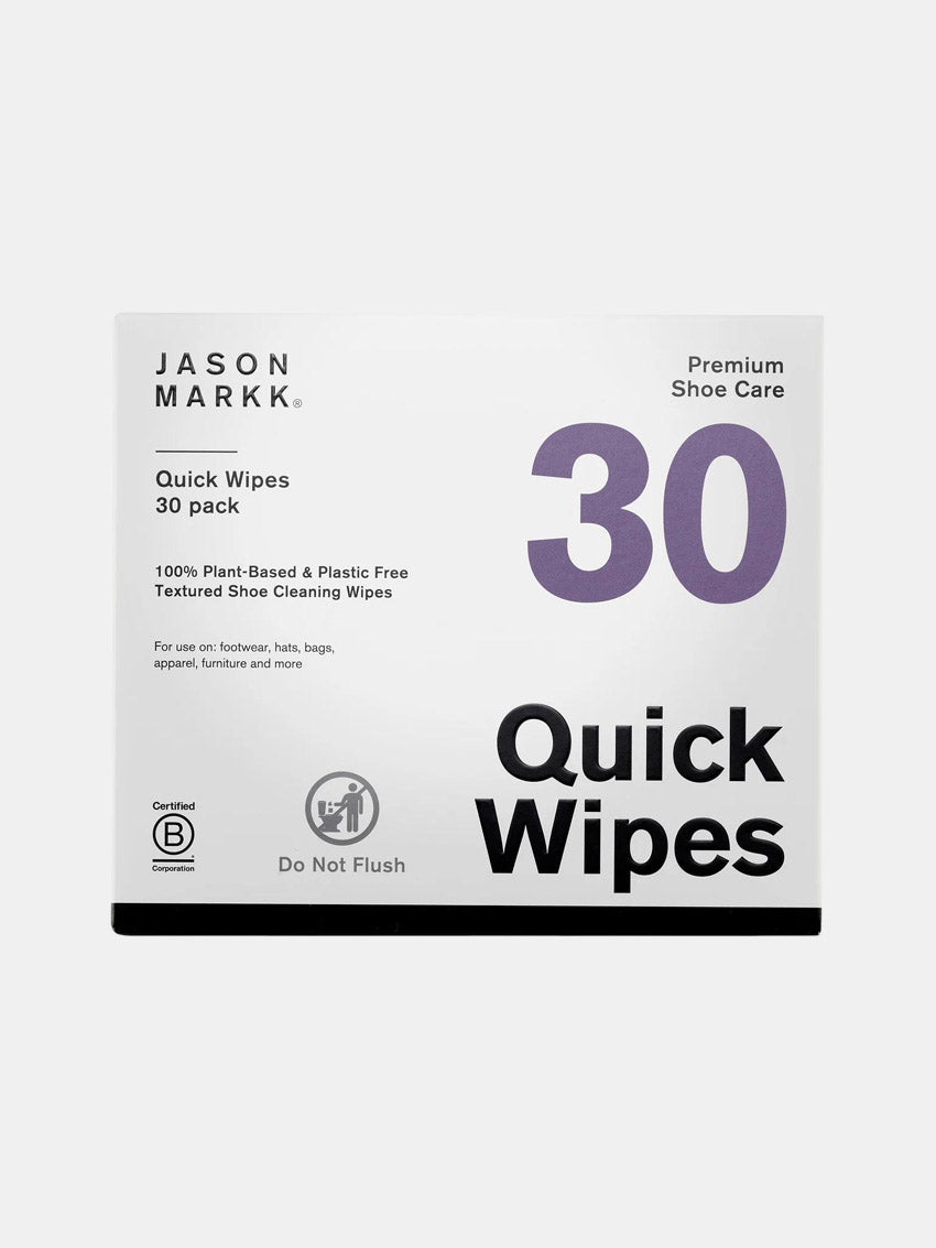 Quick Wipes Box of 30 fra Jason Markk | Hurtig Levering – AND • PANTS