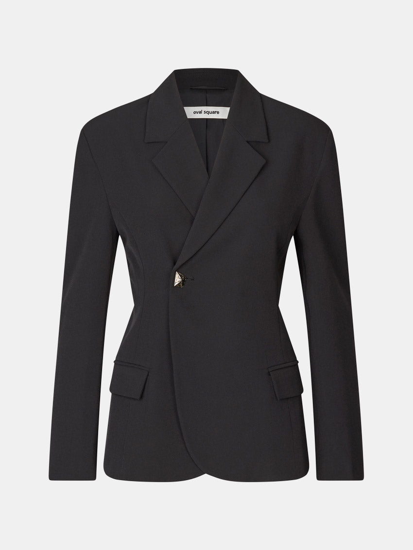 Lily Blazer i Black fra Oval Square | Hurtig Levering – AND • PANTS